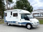 Hobby T550 FS. 2.0 TDCi (125 hv). Pitkittäisellä parivuoteella. | Miseva