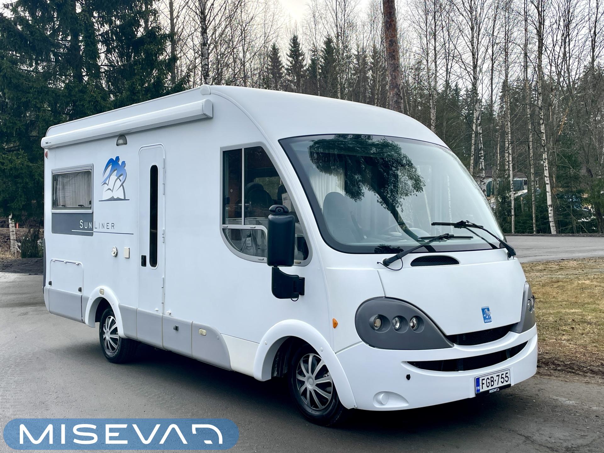 Knaus Sun Liner 605 MF. 2.8 JTD (128 hv). #Parivuode+ laskuvuode | Miseva