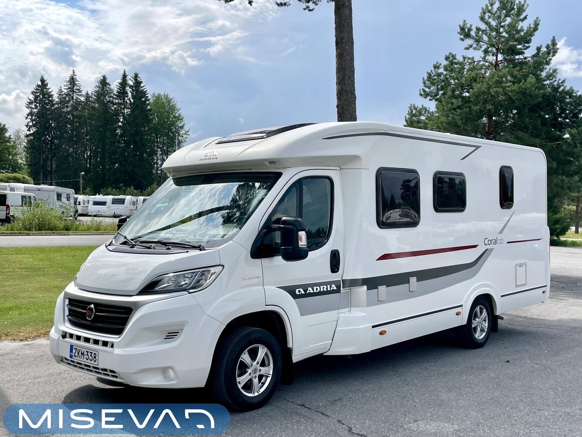 Adria Coral 2.3l (131hv) S650 SF #2xilmastointi #valoisa | Miseva